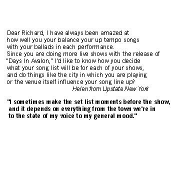 Richard Marx Web site