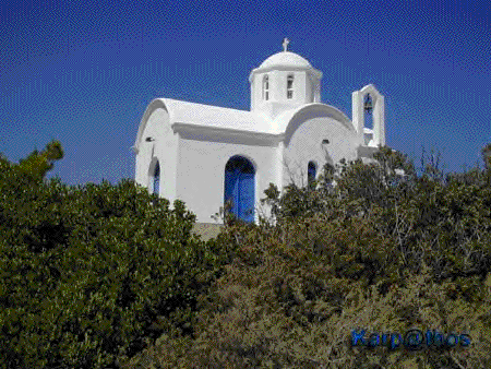 One of the hundreds of monasteries on the island
