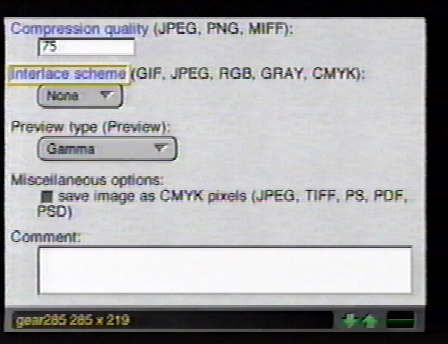 Output at Image Magick